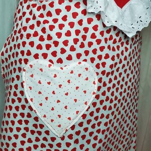 Uncle Fester Inspired Addams Family Values Kitch Heart Apron Halloween ...