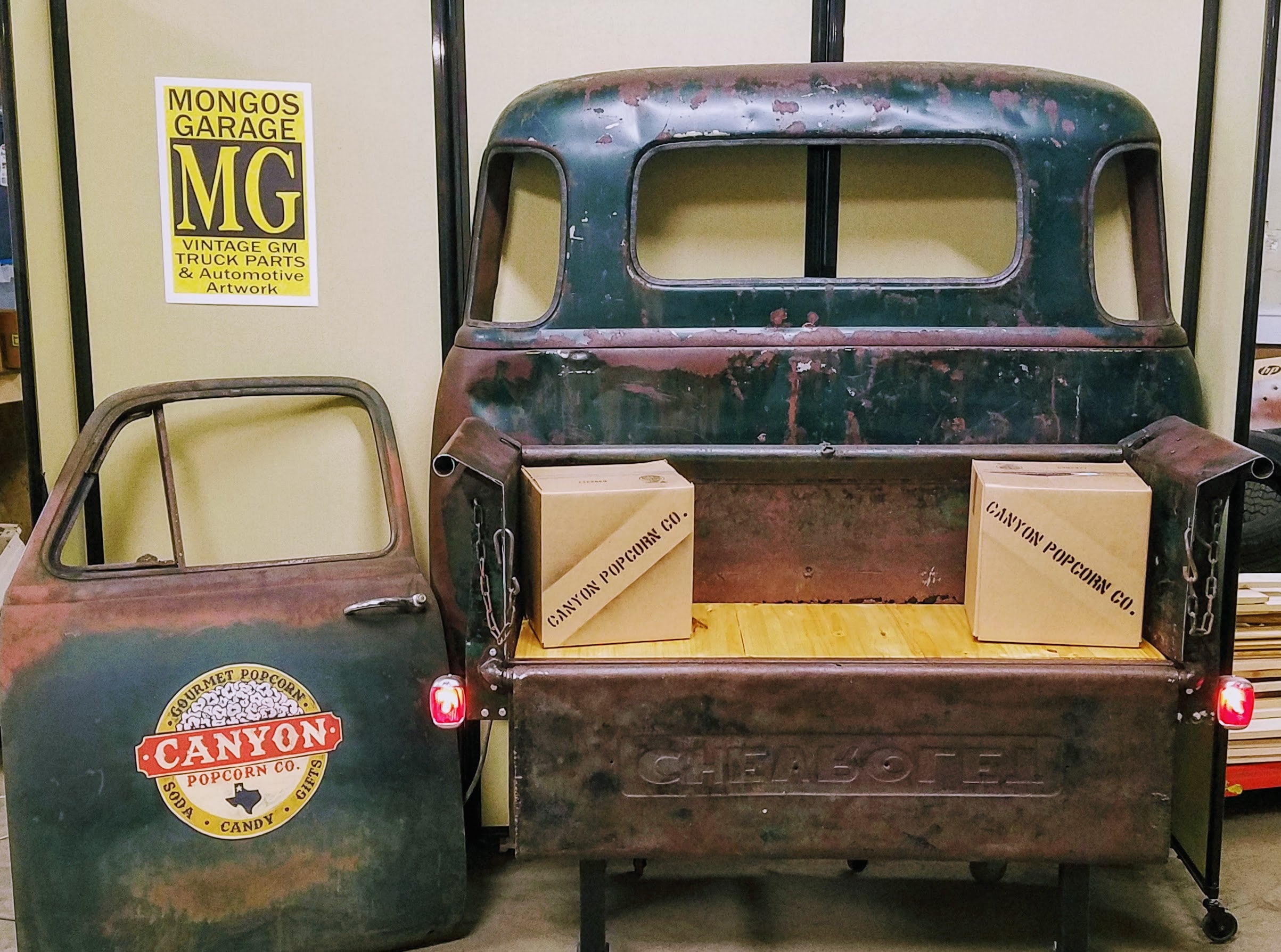 Chevy Truck Cab Back & Truck Bed Bench - Etsy