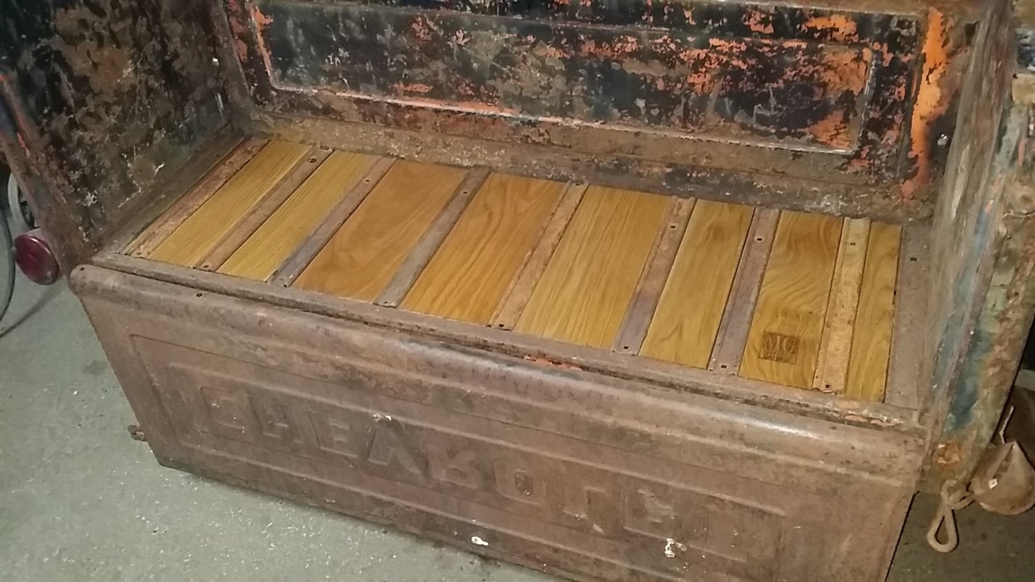 Chevy Truck Cab Back & Truck Bed Bench | Etsy