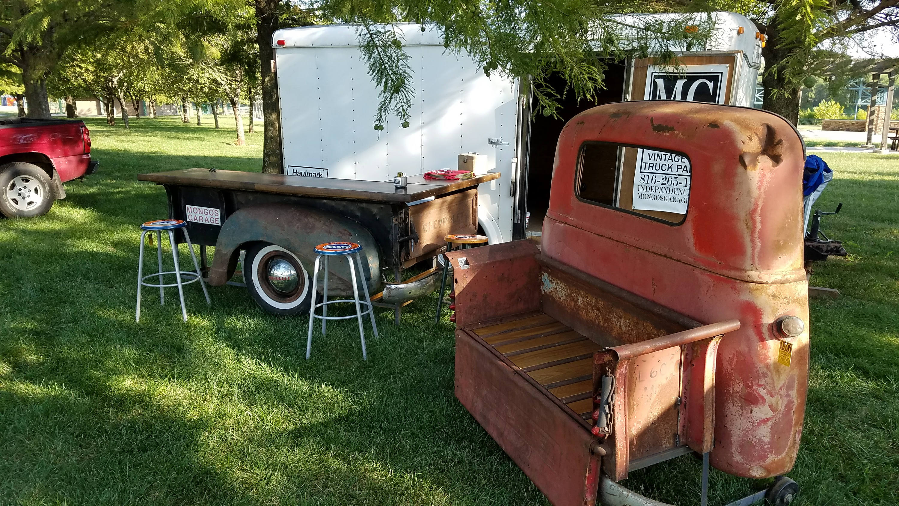 Chevy Truck Cab Back & Truck Bed Bench | Etsy