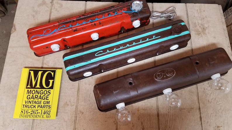 Vintage Valve Cover Light - Etsy