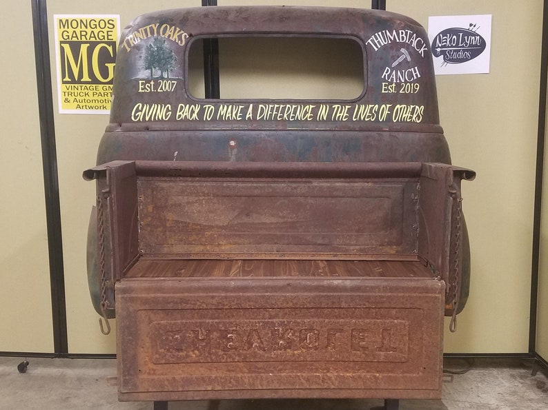 Chevy Truck Cab Back & Truck Bed Bench - Etsy