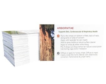 Essential Oil Sample Cards | Etsy