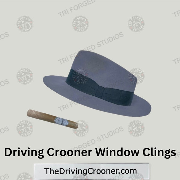 Driving Crooner Decal - Etsy