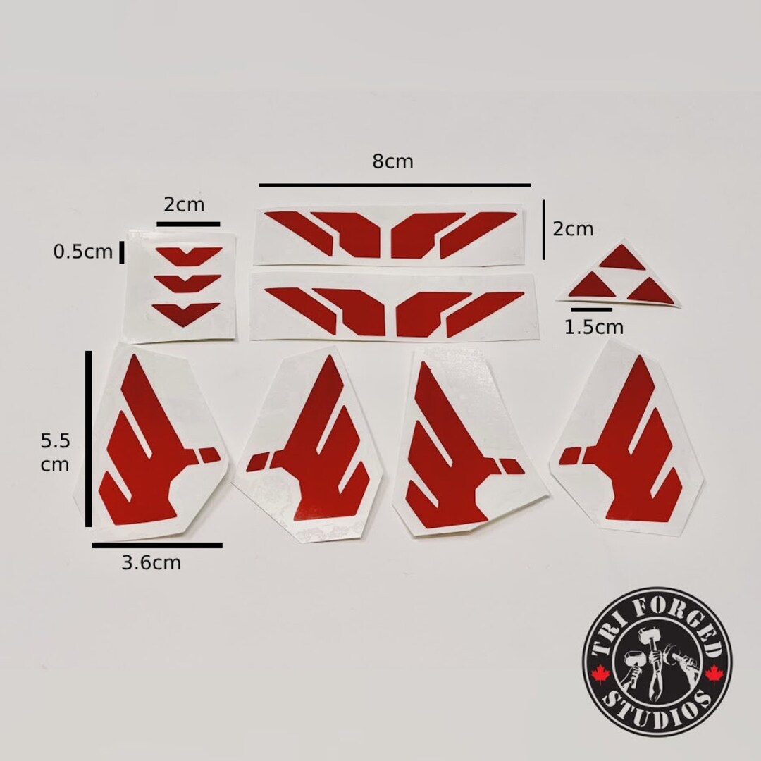 Halo Sarah Palmer Helmet Vinyl Stickers - Spartan Commander UNSC Scout ...