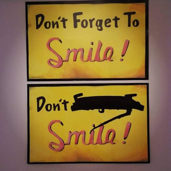 Joker Movie Don't Forget to Smile Poster - Etsy