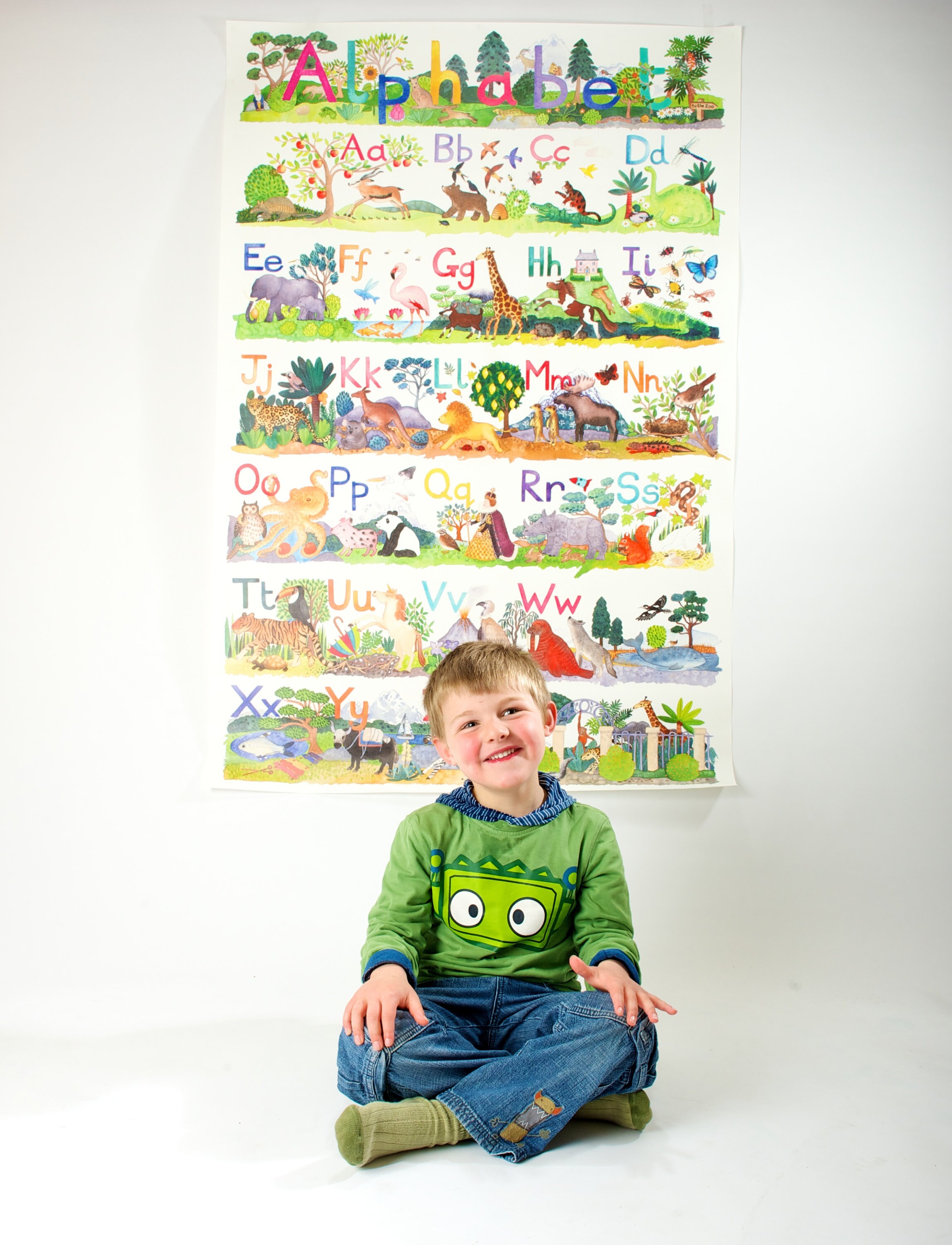 Giant Animal ABC Poster -100 X 70cm - Etsy