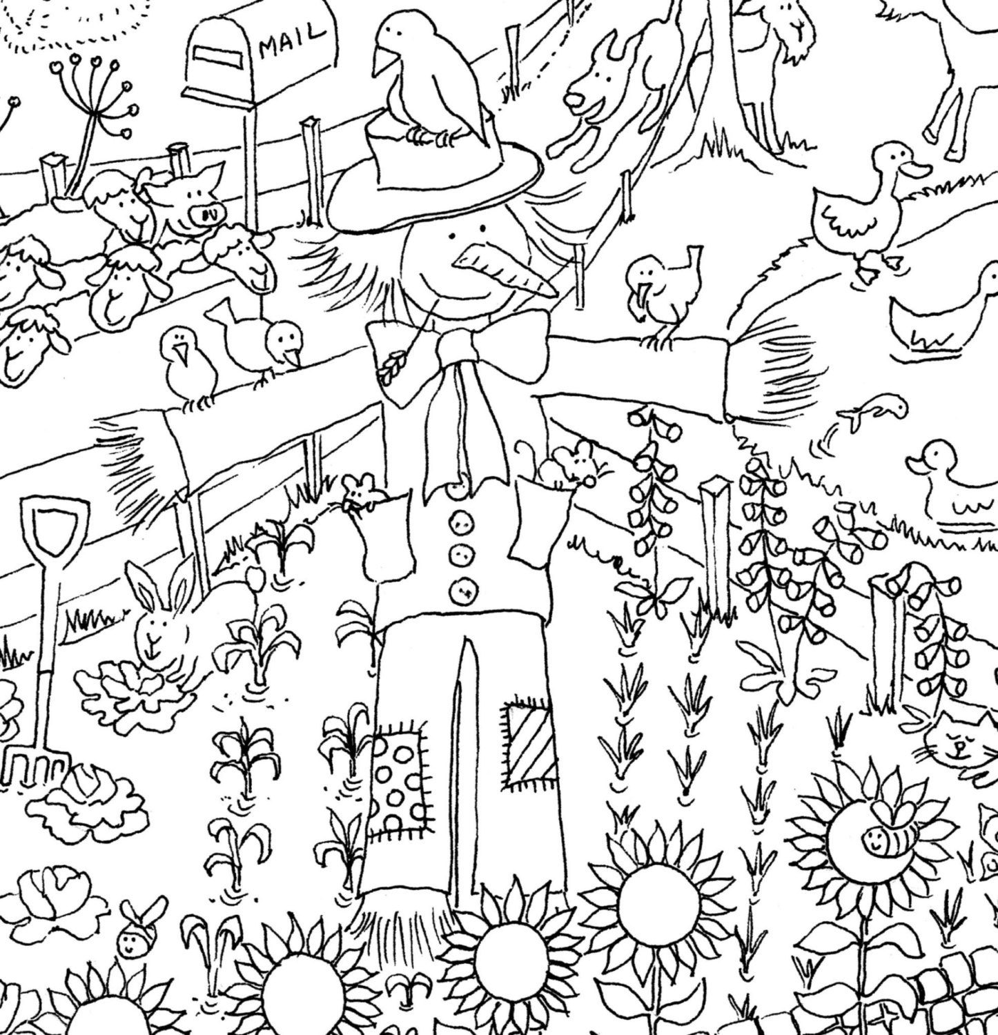 Giant Colouring in Poster - Farm 100 X 70cm - Etsy