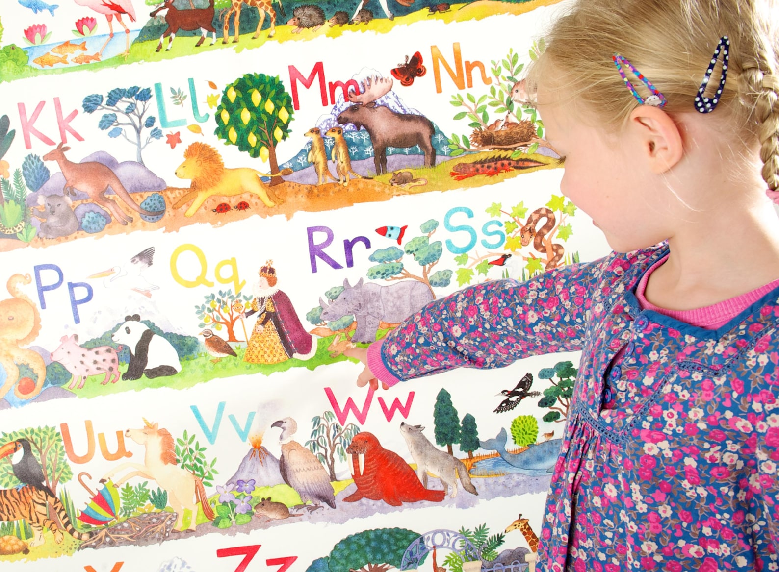 Giant Animal ABC Poster - 100 X 70cm - Etsy