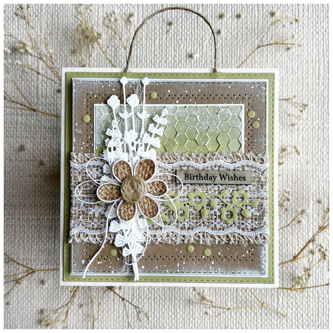 Handmade Burlap Flowers Gorgeous Rustic Daisy 3D Flowers Jute Floral ...