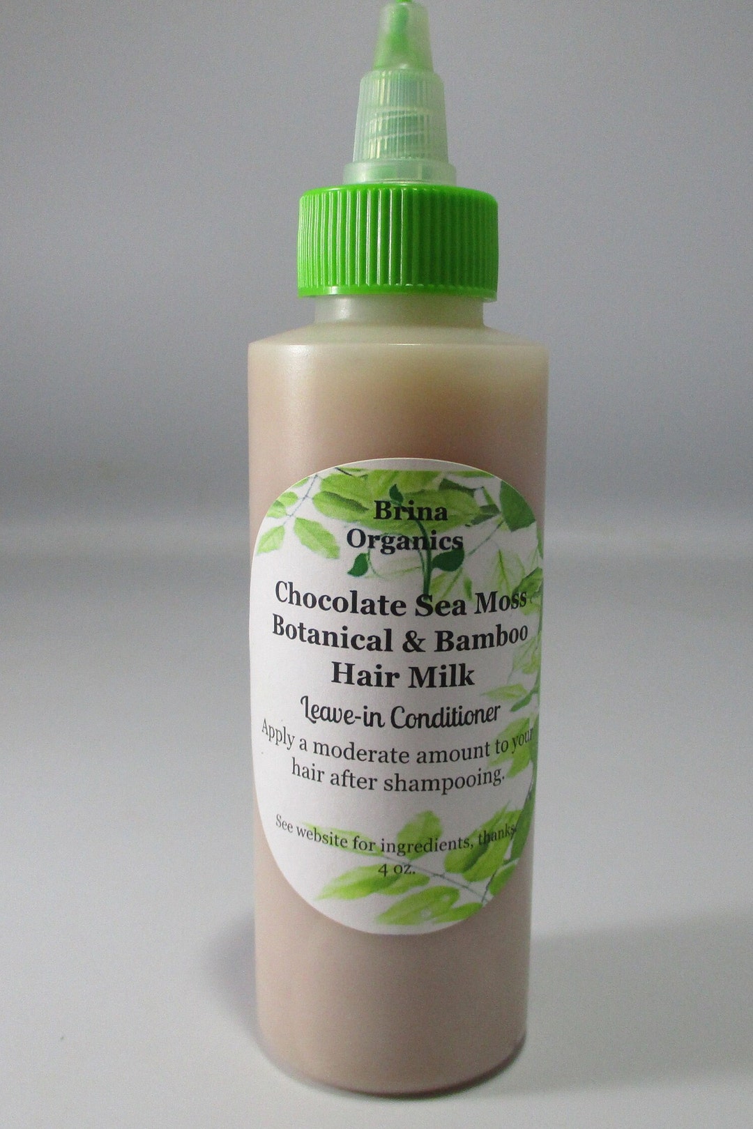 Chocolate Sea Moss & Bamboo Hair Milk and Co-wash Conditioner, Brina ...