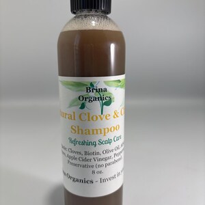 Clove & Chebe Shampoo, Natural Shampoo Scalp Care, Brina Organics - Etsy