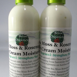 Sea Moss & Rosemary Hair Cream Moisturizer for Afro-textured Hair ...