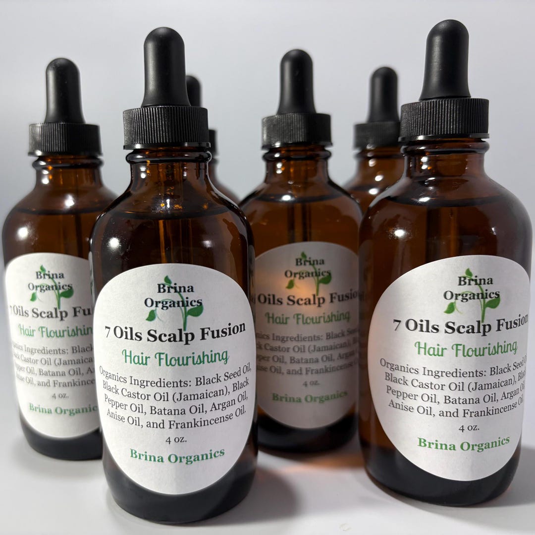 7 Oils Scalp Fusion Scalp Massaging Oil, Hair Flourishing in Glass ...