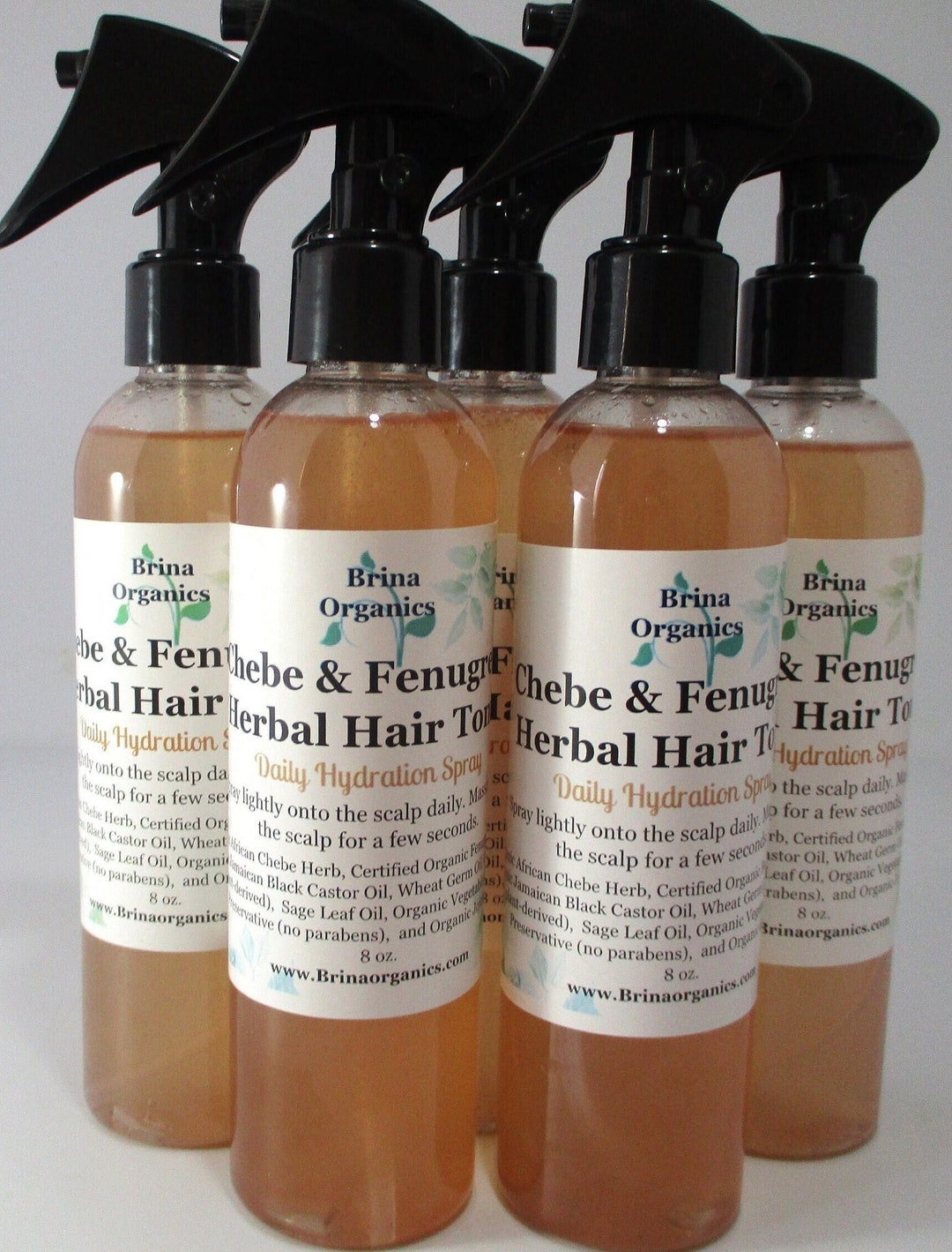 Chebe Herb & Fenugreek Herbal Hair Tonic, Refreshing Scalp/hair Spray ...