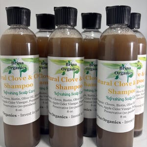 Clove & Chebe Shampoo, Natural Shampoo Scalp Care, Brina Organics - Etsy