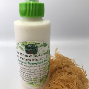 Sea Moss & Rosemary Hair Cream Moisturizer for Afro-textured Hair ...