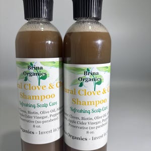 Clove & Chebe Shampoo, Natural Shampoo Scalp Care, Brina Organics - Etsy