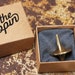 The Spin Brass Spinning Top // Fidget // Inception Totem // Gyroscope ...