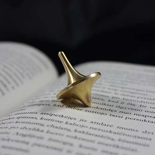 Cast Iron Spinning Top / Fidget / Inception Totem - Etsy