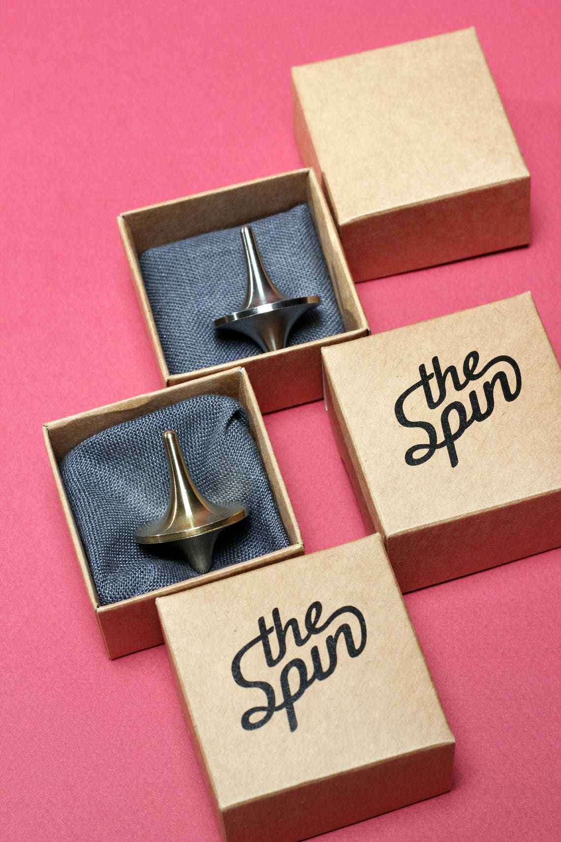 The Spin Brass Spinning Top // Fidget // Inception Totem // | Etsy