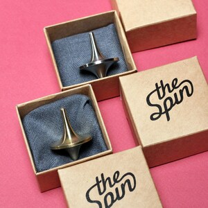 The Spin Brass Spinning Top // Fidget // Inception Totem // Gyroscope ...