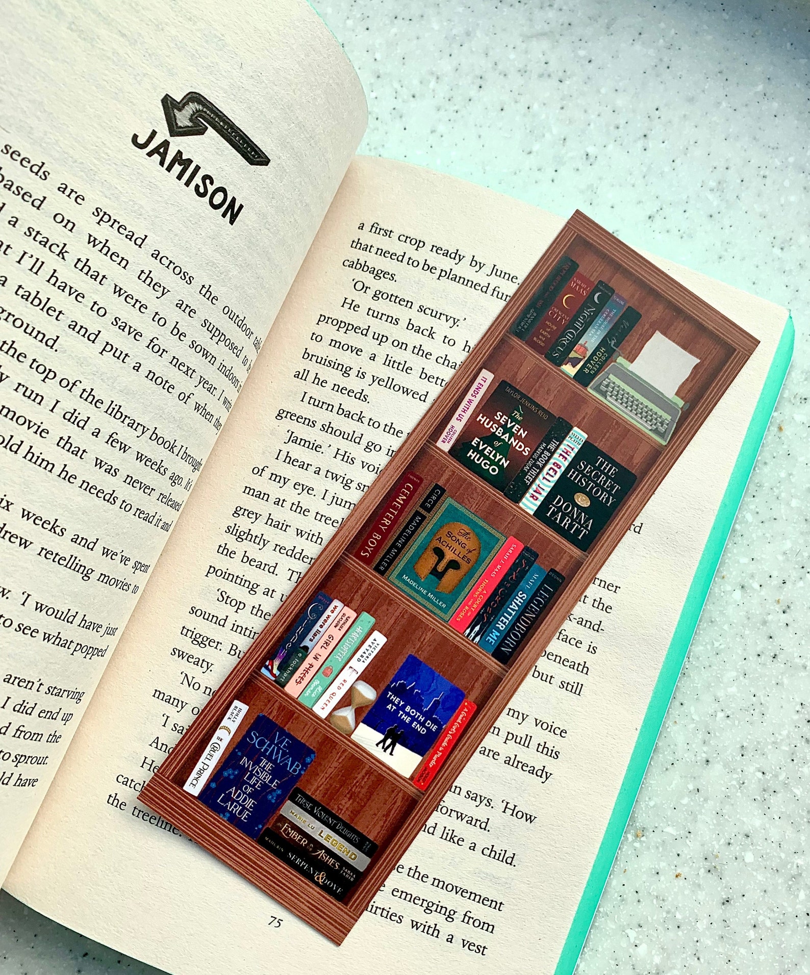 Booktok Bookshelf Bookmark Colleen Hoover Heartstopper - Etsy UK