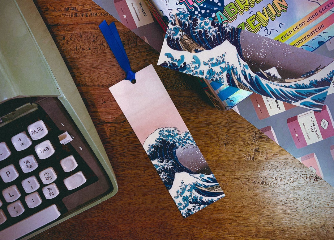 Hokusai Great Wave Bookmark - Etsy