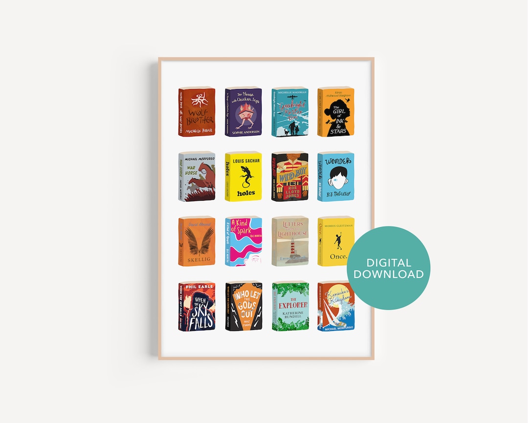 DIGITAL PRINT | Children's Books Digital Print | Classroom Poster ...