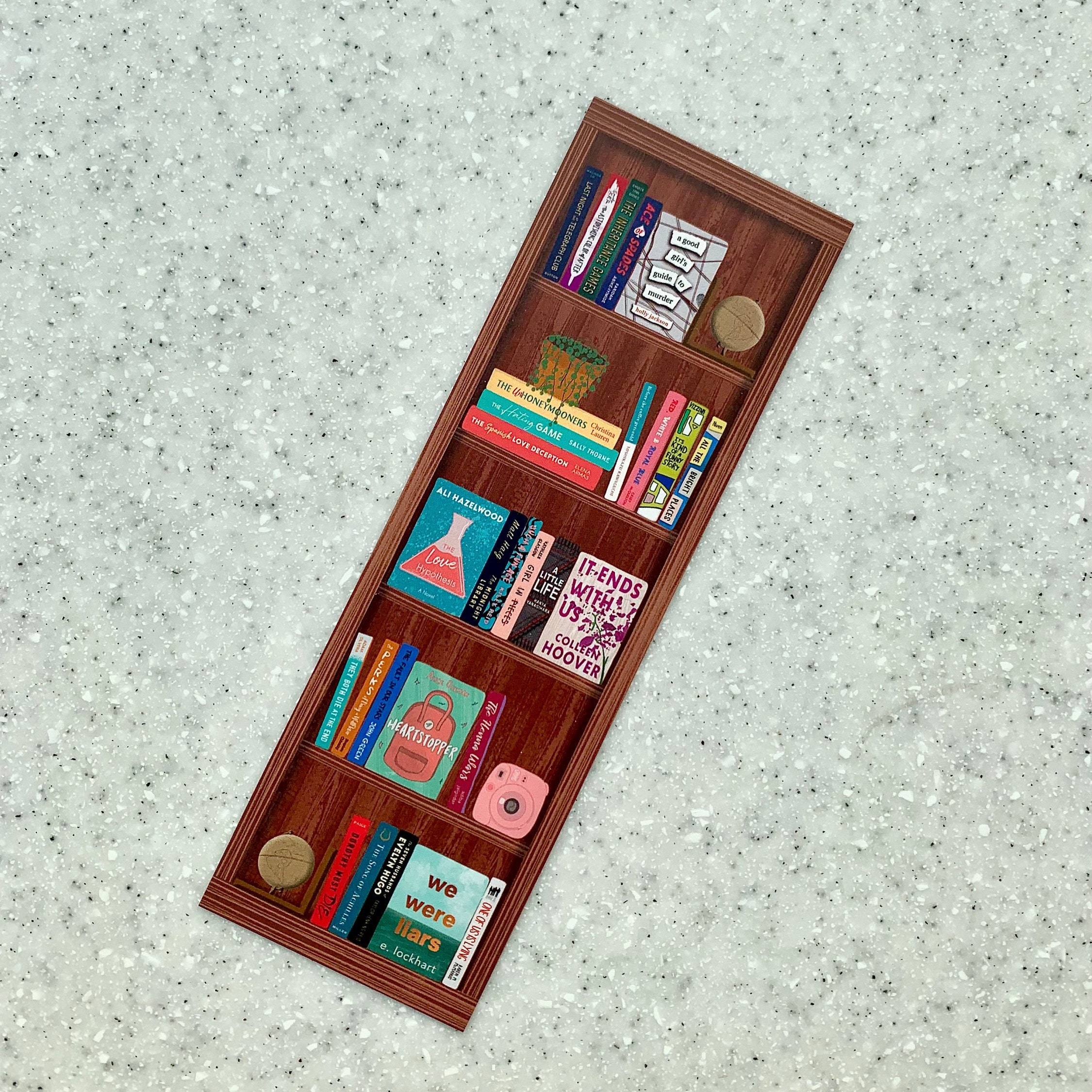 Booktok Bookshelf Bookmark | Colleen Hoover | Heartstopper | the Song ...