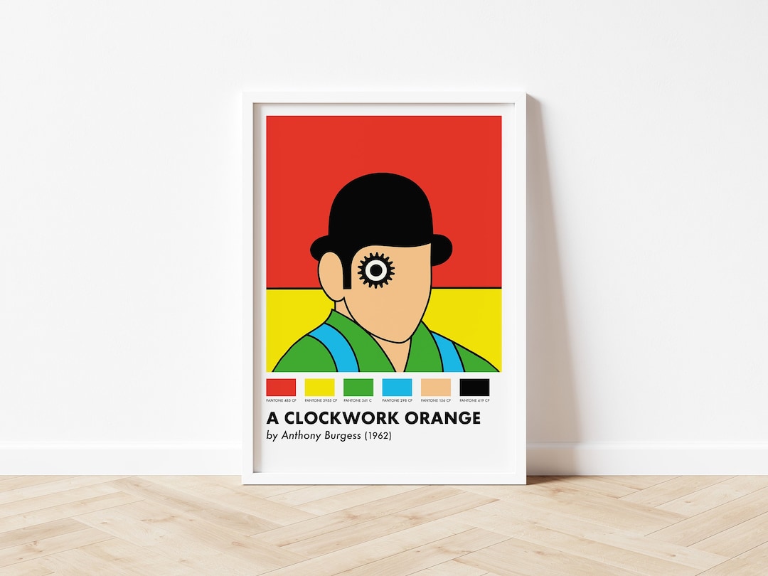 A Clockwork Orange Art Print | Pantone Colour Palette | Color Swatch ...
