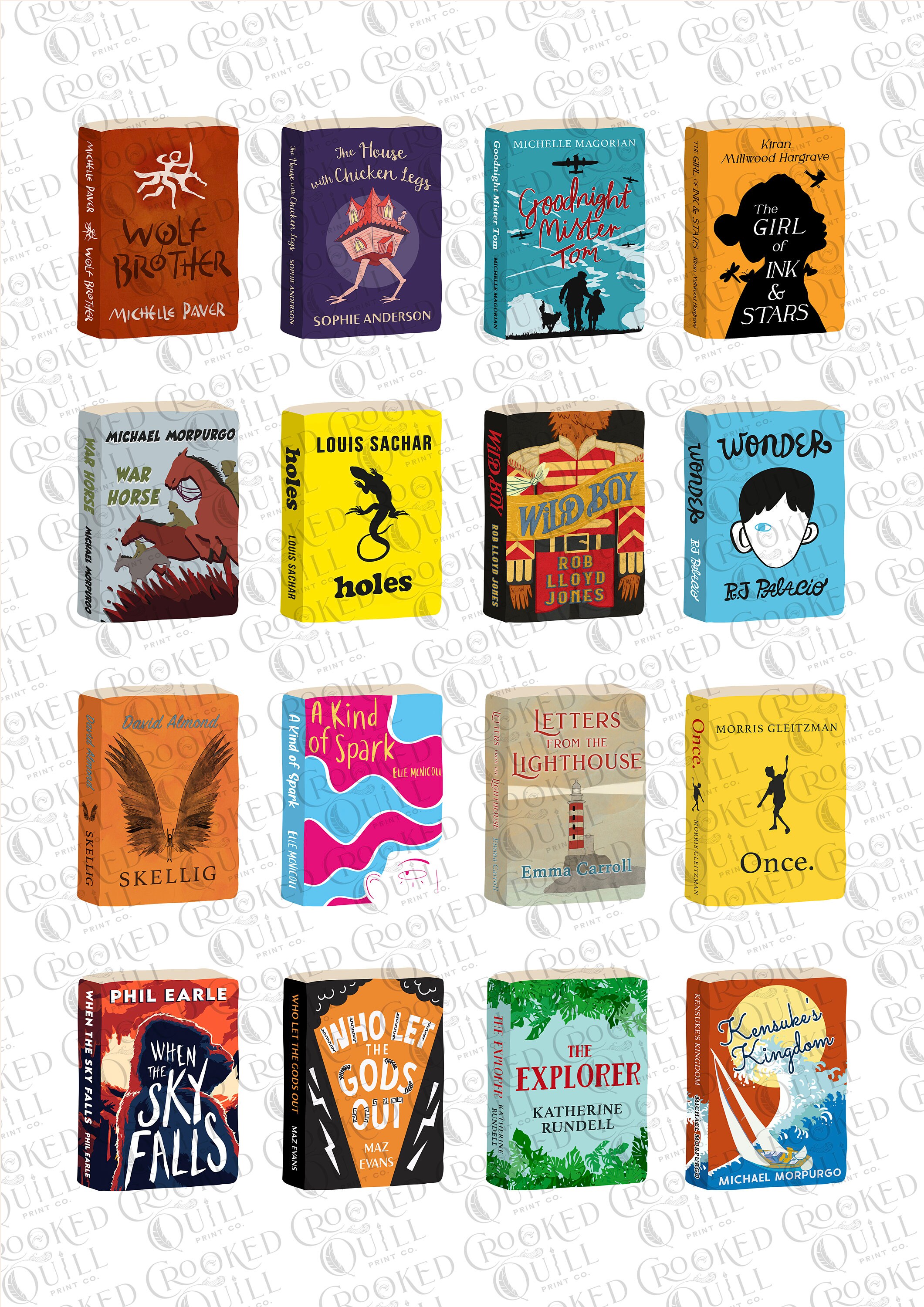 Children's Books Print | Classroom Poster | Teachers Gift | Book Poster ...