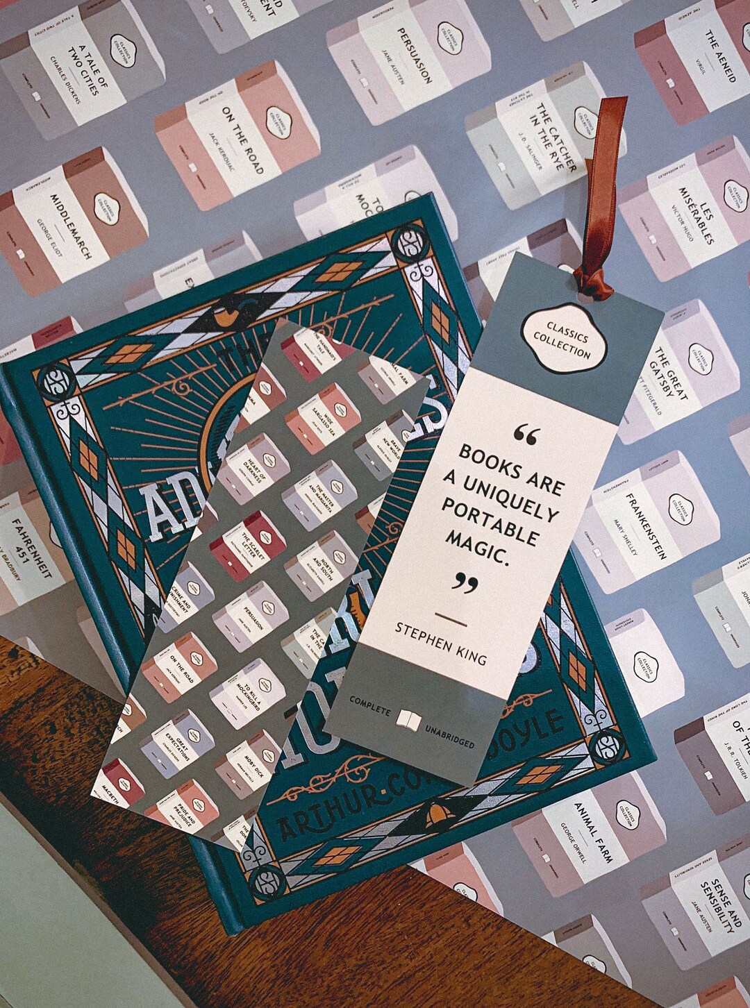 Vintage Classics Bookmark | Stephen King Quote | Austen, Dickens ...