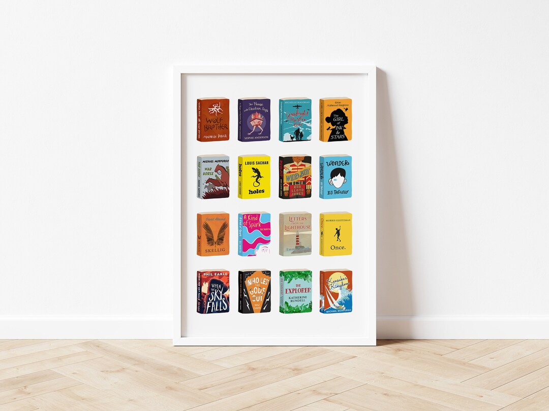 Children's Books Print | Classroom Poster | Teachers Gift | Book Poster ...