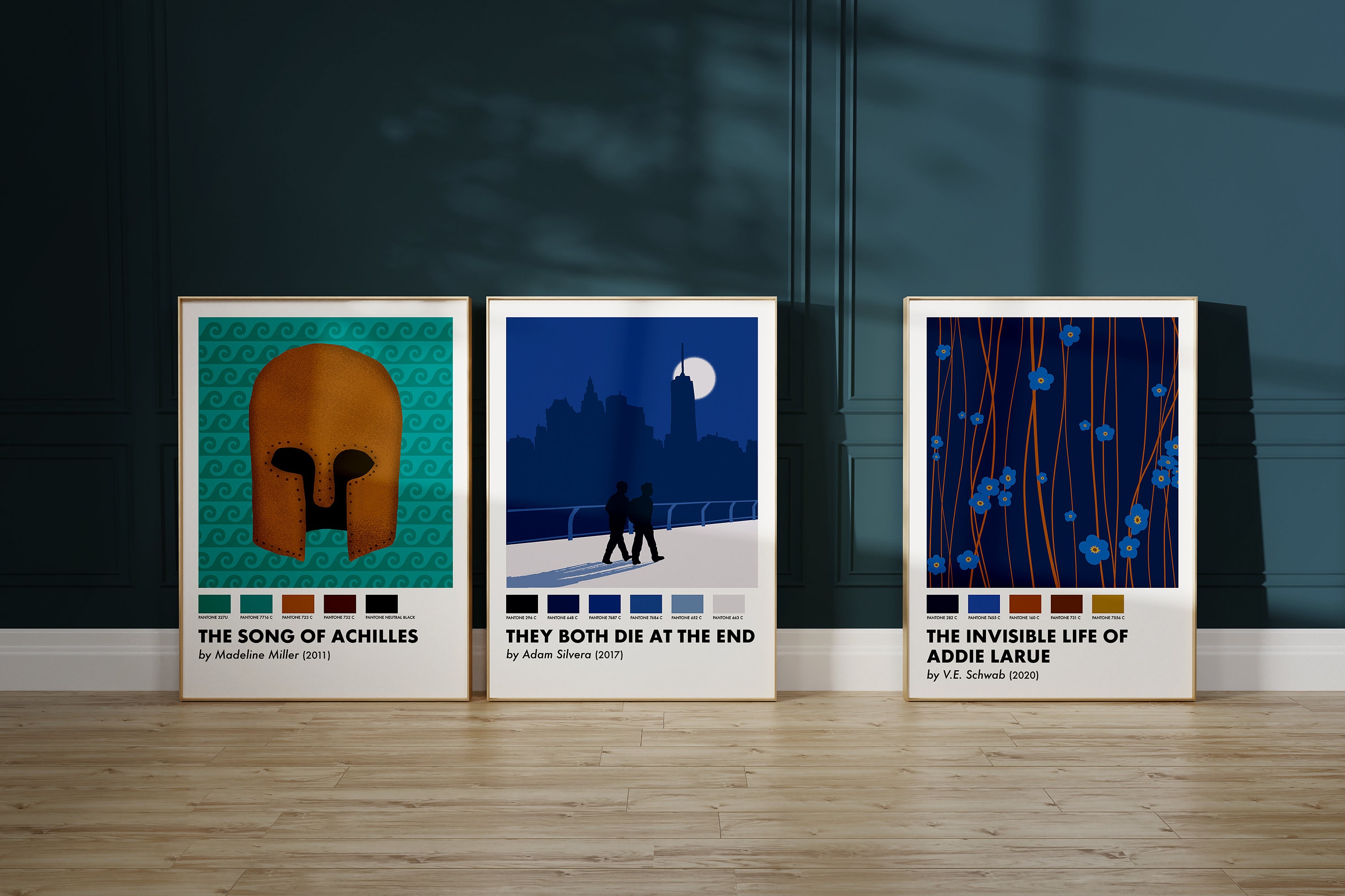 They Both Die at the End Inspired Art Print Pantone Colour | Etsy