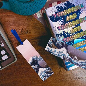 Hokusai Great Wave Bookmark - Etsy