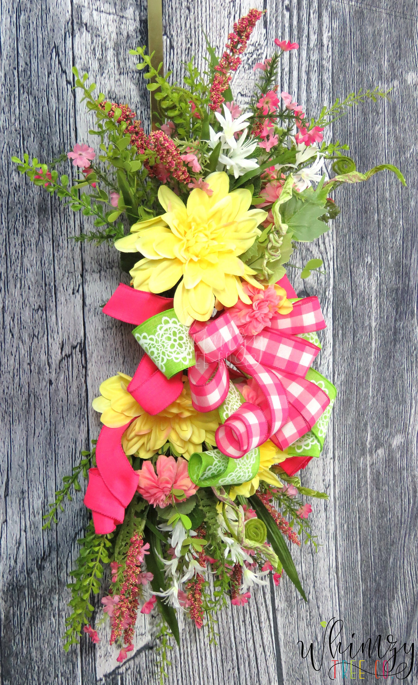 Wreath for Front Door / Spring Wreath / Spring Swag / Summer - Etsy