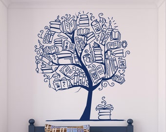 Library wall art | Etsy