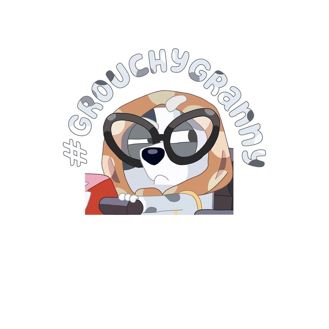 Bluey Muffin Grouchy Granny Png Bluey Friends Png Bluey - Etsy Australia