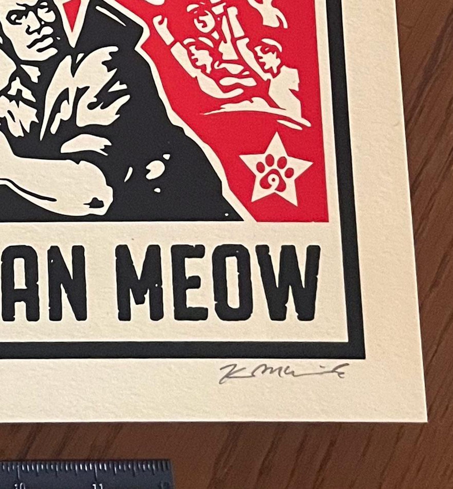 Long Live Chairman Meow! - Signed Screen Printed Poster Art - Etsy