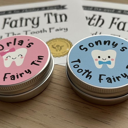 Printable Mini Tooth Fairy Set Blue With Envelope Receipt and - Etsy