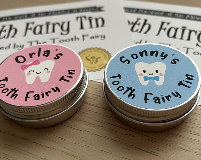 Tooth Fairy Jar Personalized Tooth Jar Baby Tooth Storage - Etsy