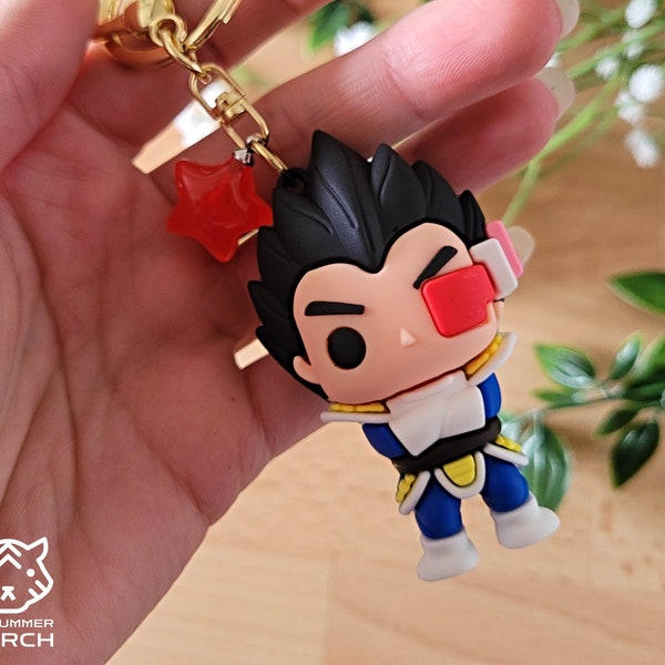 Vegeta Keychain - Etsy