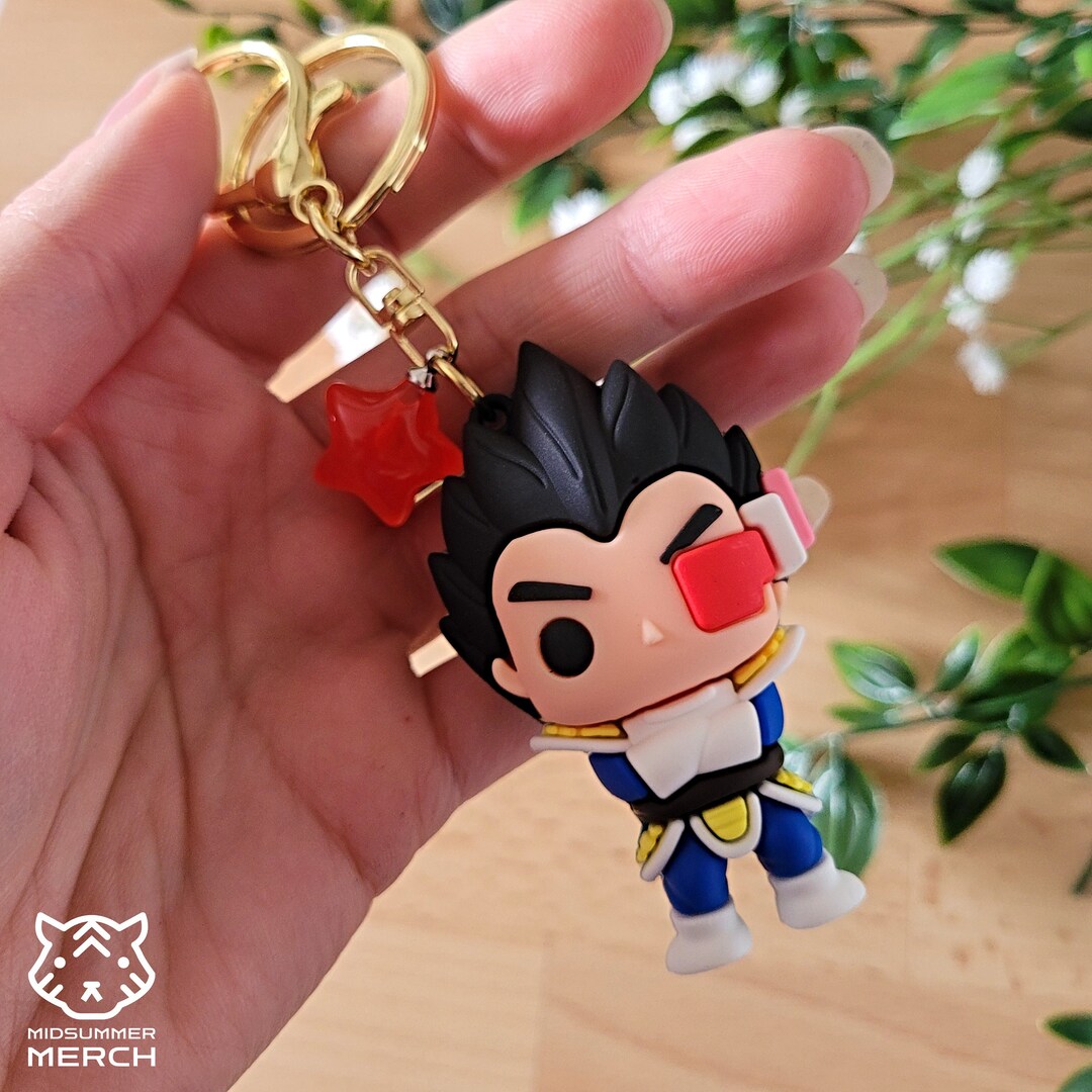 Dragon Ball Z Vegeta Keychain / Keyring - Etsy
