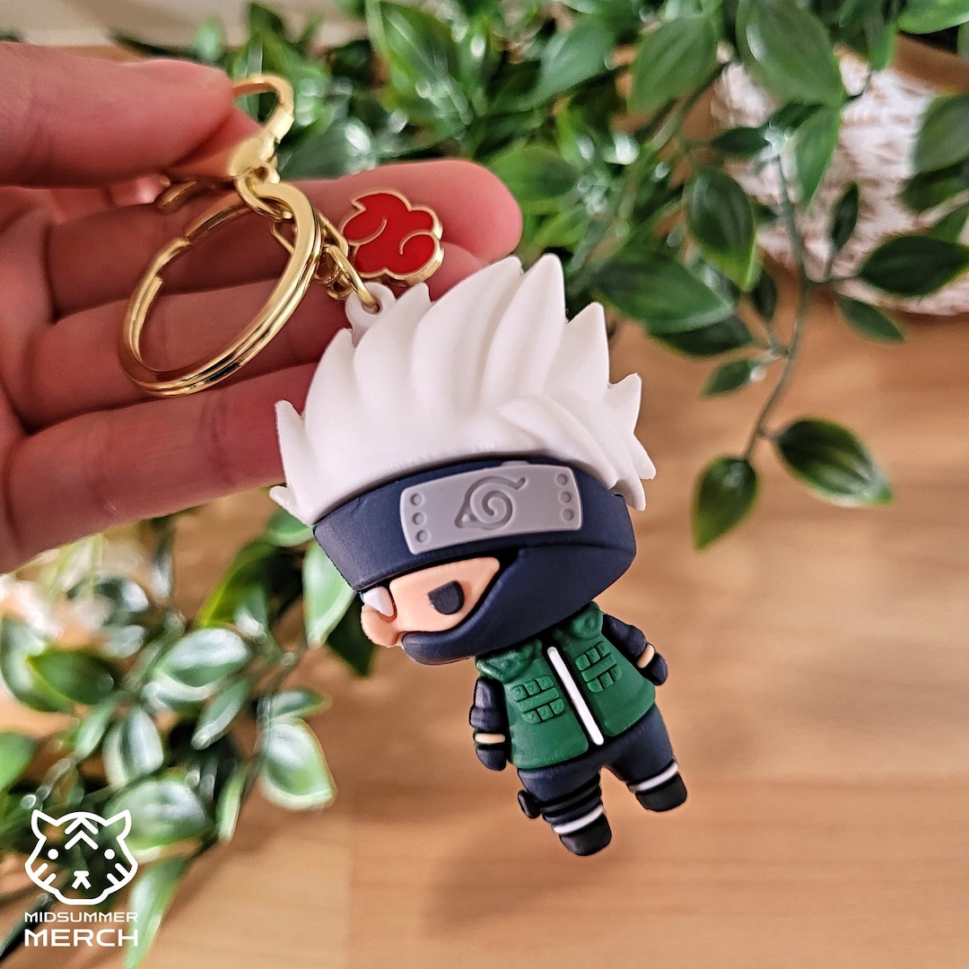 Naruto Kakashi Hatake Keychain / Keyring - Etsy