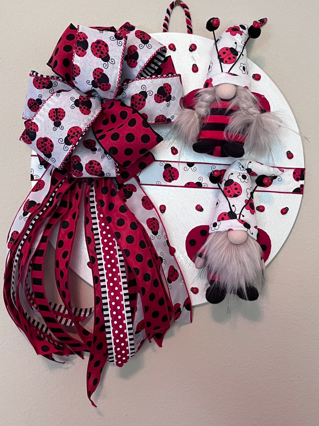 Ladybugs, Ladybugs Door Hanger - 20" - Etsy