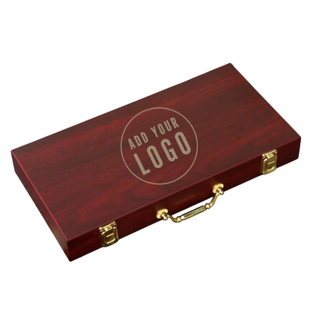 Custom Wooden Poker Set| 300 Chip Poker Set| Poker Chips, 2 Decks of ...