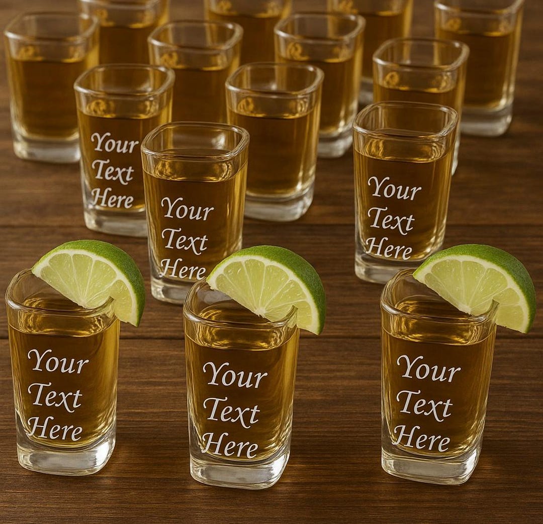 Custom Shot Glasses| 2.2 Oz Shot Glass| Custom Grad Gifts| Any Names ...