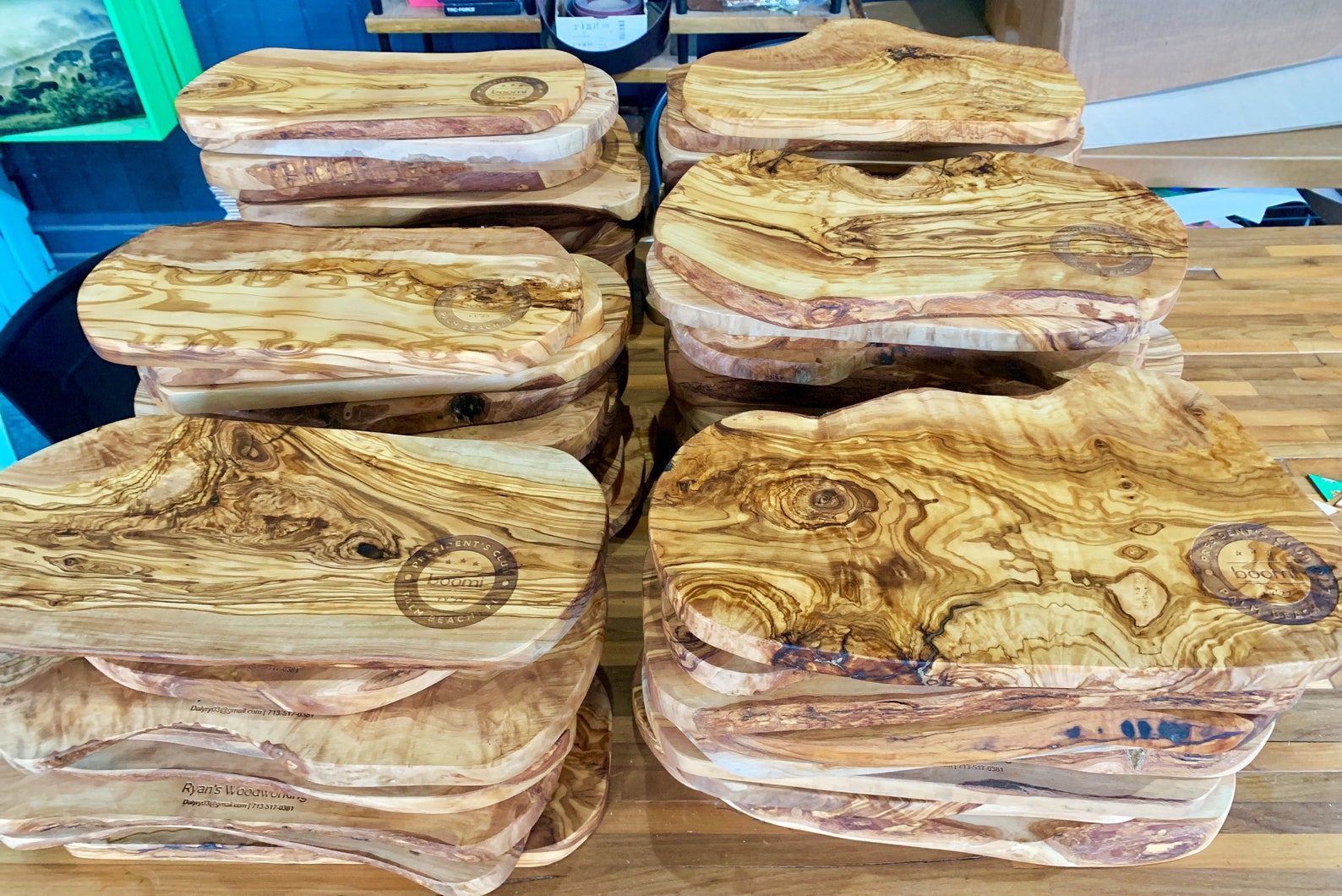 Bulk Olive Wood Cutting Boards| Customizable Cutting Board | Bulk Wood ...