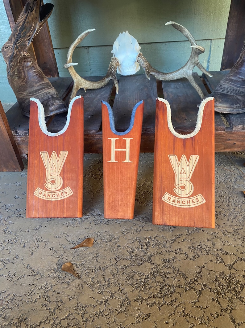 Custom Wooden Boot Jacks| Pine and Leather Boot Jacks| Handmade in ...